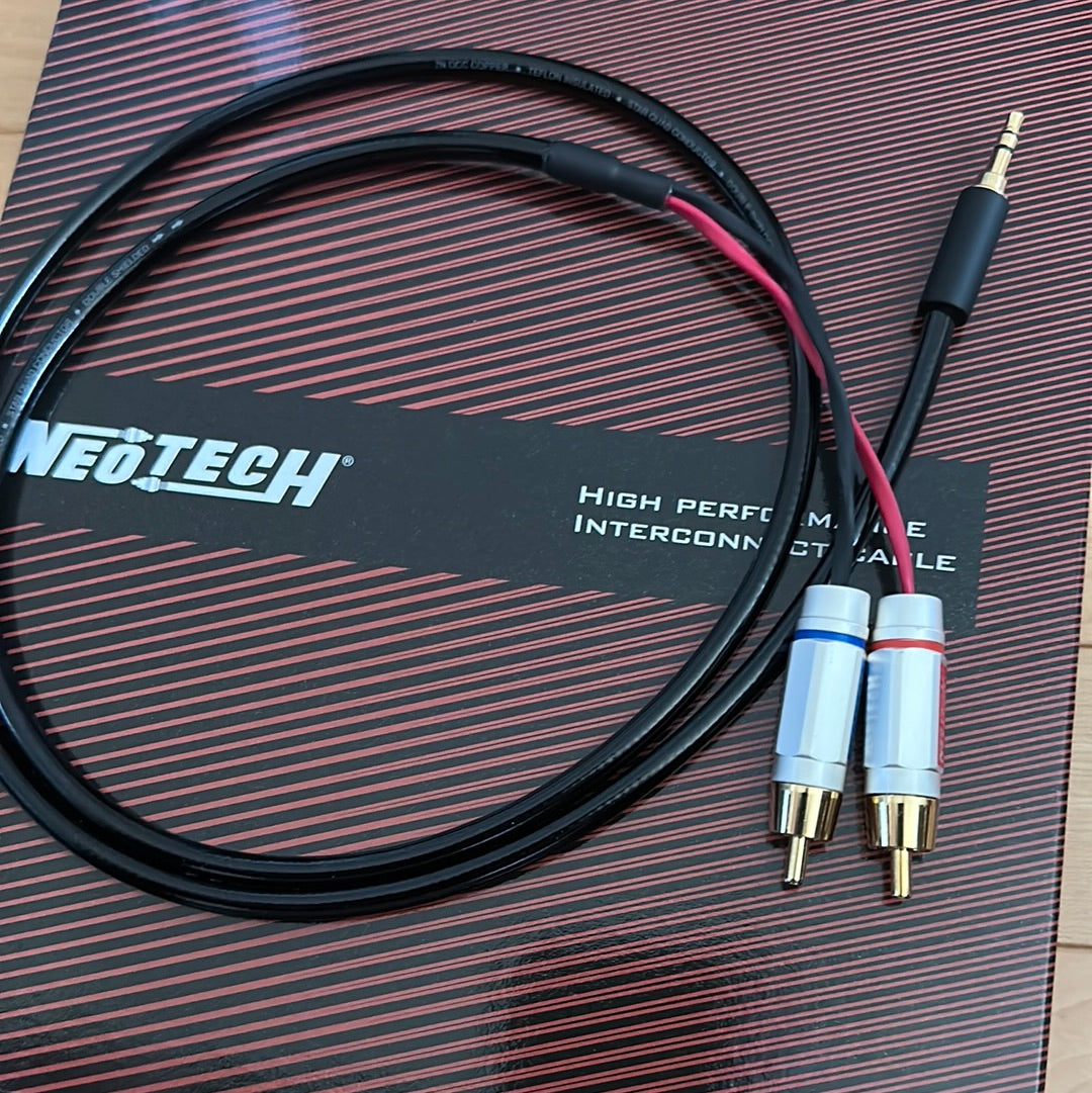 Neotech - Stereo RCA to 3.5mm stereo cable 1m – Audio Two